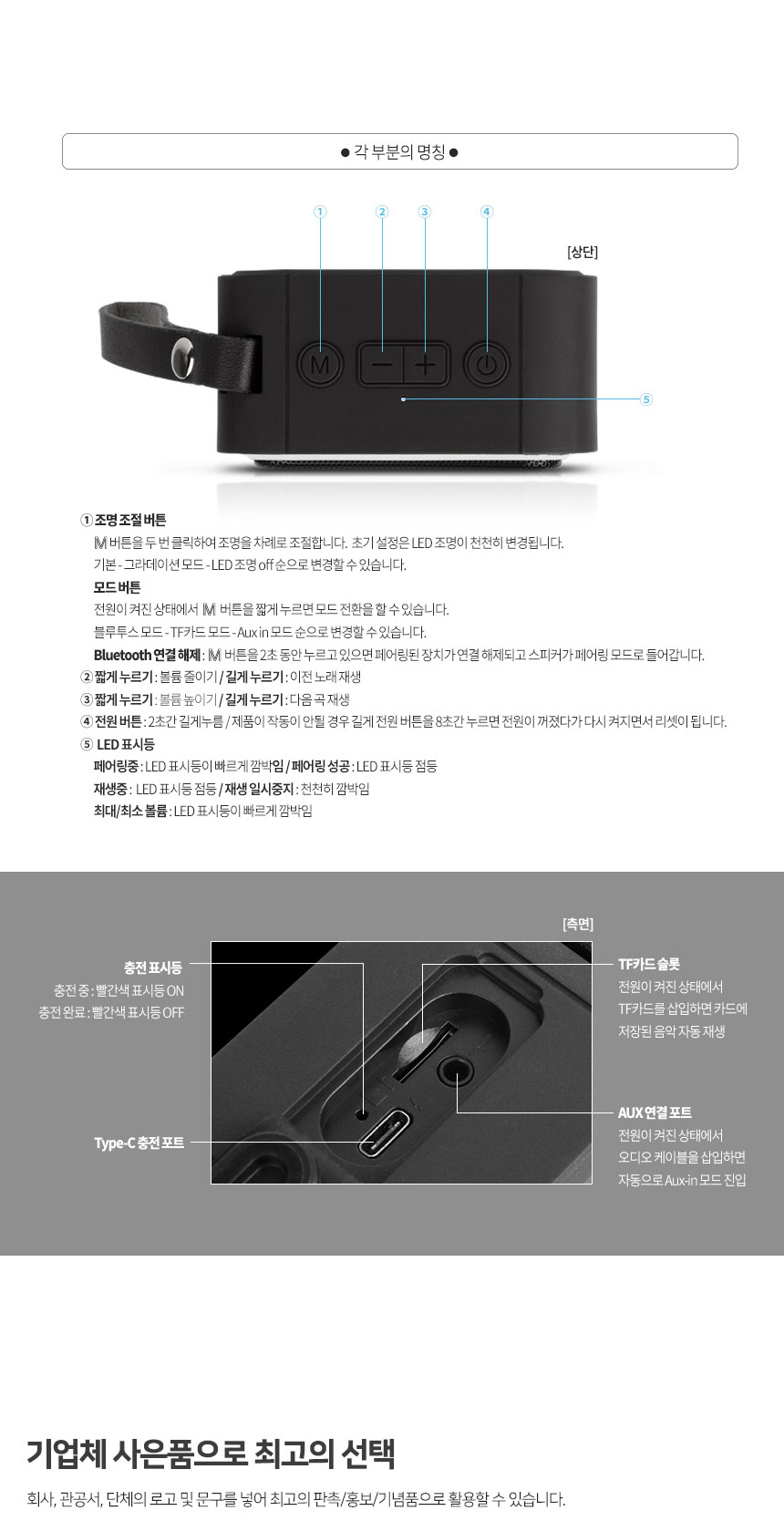 브리츠 휴대용 아웃도어 블루투스 스피커 BZ-MV100_Britz